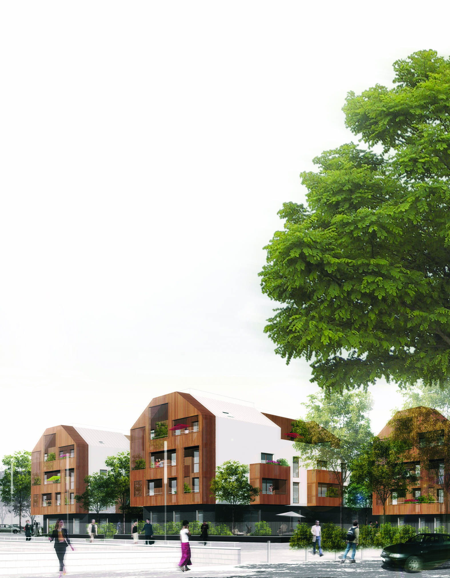 Ensemble immobilier conçu par NEXITY SEERI - ArtxBat